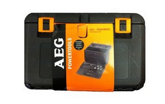 Aeg Power Tool Carry Case / Tool Box With 100 Piece Bit Set - Anglia ...