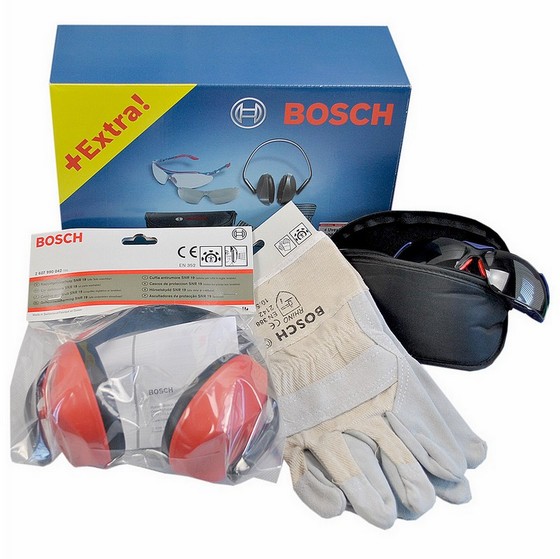 Bosch 0615990er3 Safety Kit With Safety Glasses, Gloves And Ear ...