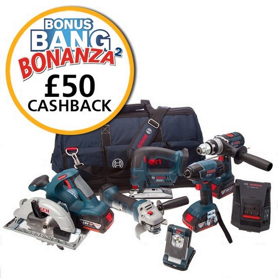 Bosch 0615990g8j 18v 6 Piece Kit + 3x 4.0ah Li-ion Batteries + Tool Bag ...