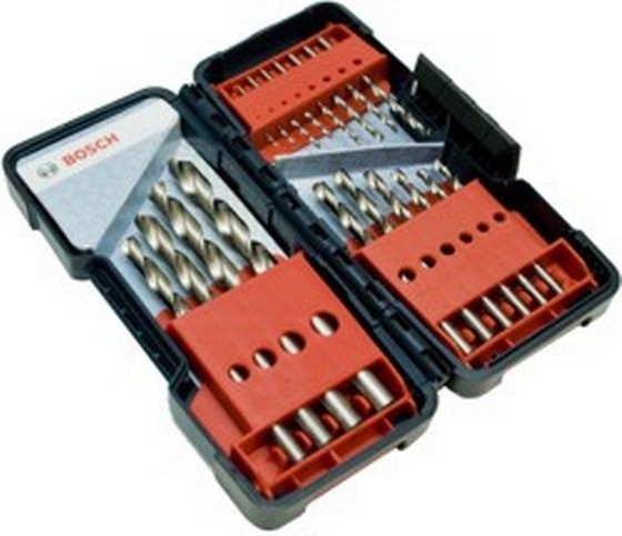 Bosch 18 Piece Hss-g Drill Bit Set In Brute Tough Case - Anglia Tool Centre