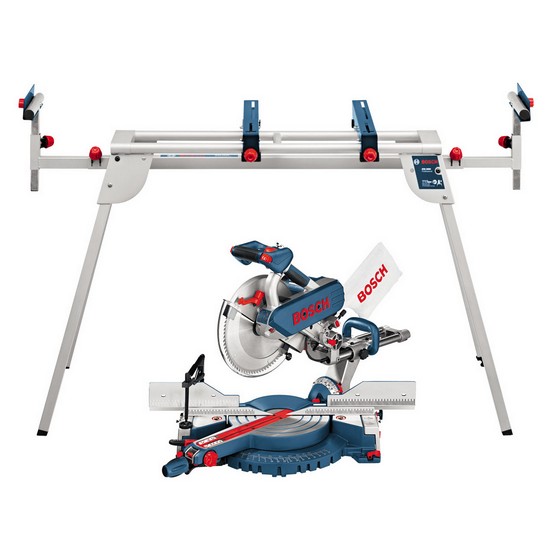 Bosch Gcm12sd 305mm Sliding Double Bevel Mitre Saw 110v + Gta2600 ...