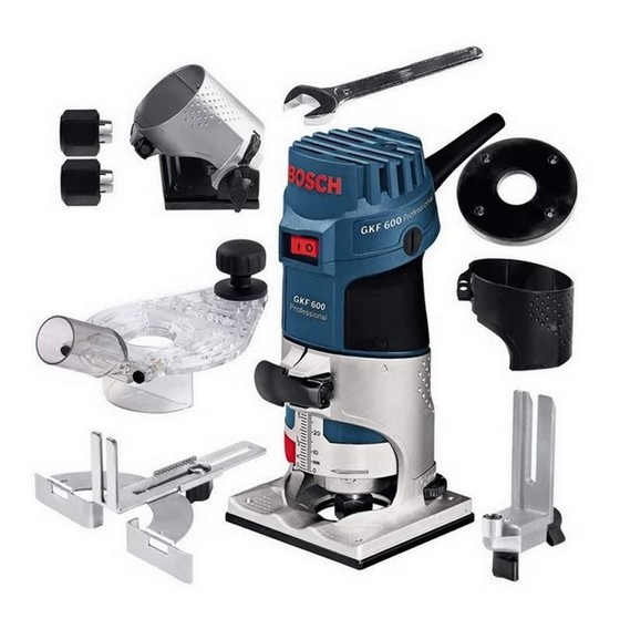 Bosch Gkf600 Palm Router 240v With Accessories - Anglia Tool Centre