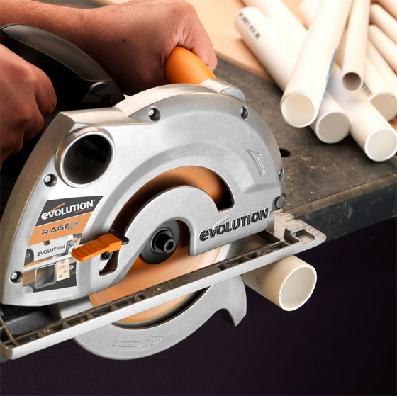 Evolution Rage 1-b 185mm Multipurpose Circular Saw 110v - Anglia Tool ...