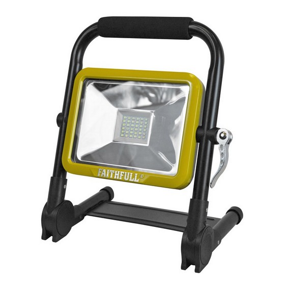 Faithfull Folding Rechargeable Site Light 20w - Anglia Tool Centre
