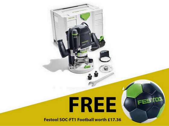 Festool 574353 2200w Of2200eb-plus 1/2in Router 110v Supplied In T-loc ...