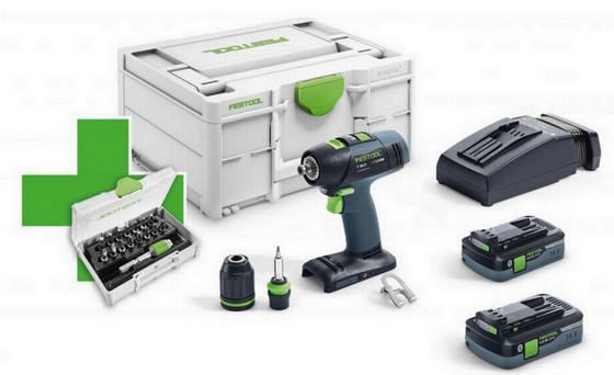 Festool 577198 Festool Cordless Drill T18+3 Hpc4,0 I-plus - Anglia Tool ...