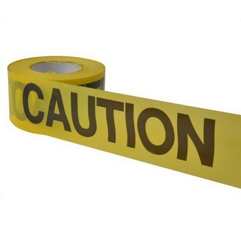 Hanson 19000 Tape - Caution 1000ft Economy Grade Yellow - Anglia Tool Centre