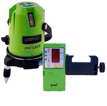 Imex Lx33d Three Line Laser With L2d Laser Detector - Anglia Tool Centre