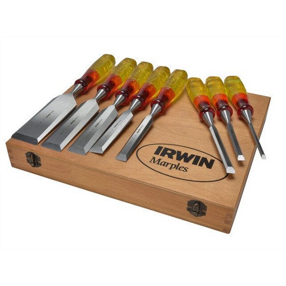 Irwin Marples 8 Piece Limited Edition Spiltproof Chisel Set - Anglia ...
