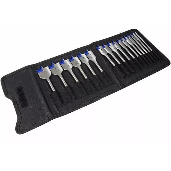 Irwin Xms18fbit17 17 Piece Speedbor Max 4x Flat Bit Set - Anglia Tool ...