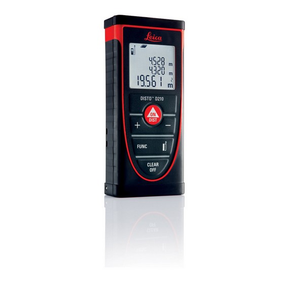 Leica 783648 Disto D210 Laser Distance Measure 80 Meter Range - Anglia ...