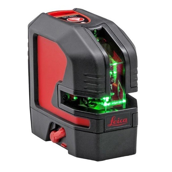 Leica L2g Lithium Green 35 Metre Cross Line Laser Kit With Bracket And ...