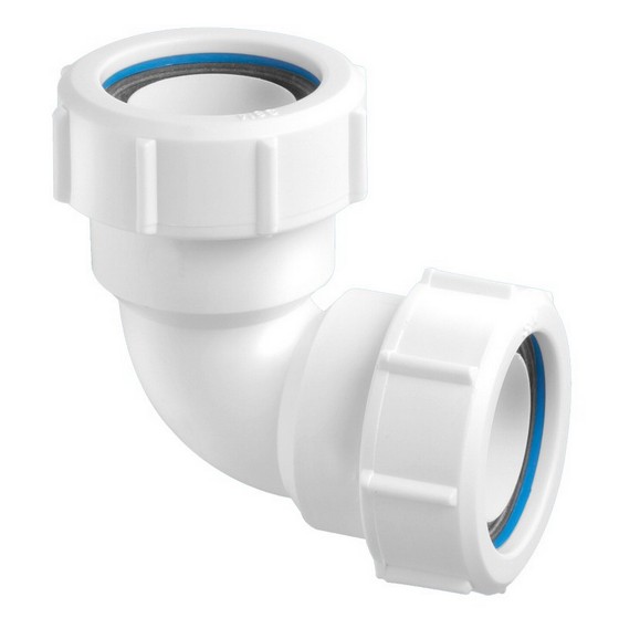 Mcalpine Mt4 Waste Fittings: 1.5 Bend 90deg