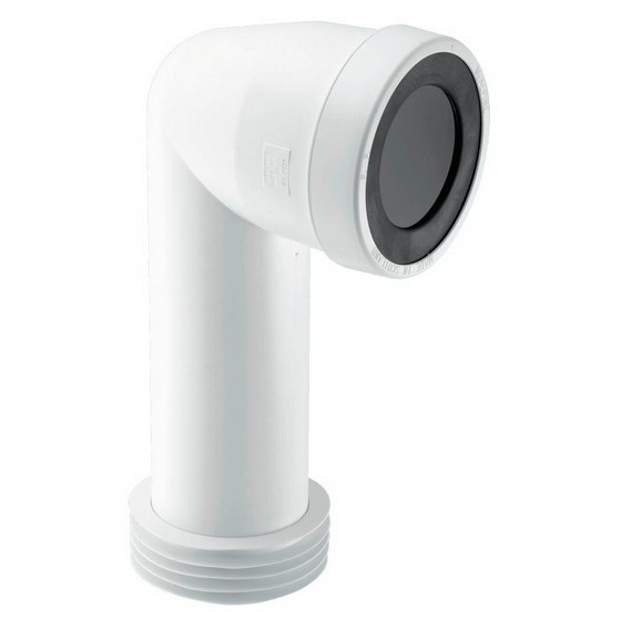Mcalpine Wc-con8e 90 Degree Pan Connector With Extended Inlet - Anglia ...