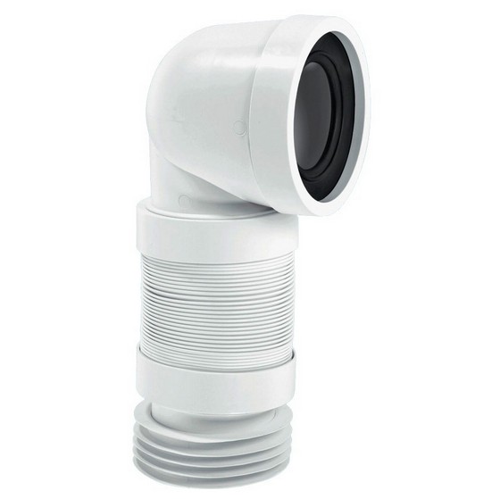 Mcalpine Wc-con8f 90 Degree Flexible Pan Connector (215-415mm) - Anglia ...
