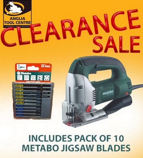 Metabo Steb135 720w Jigsaw 110v Including 10 Metabo Jigsaw Blades ...
