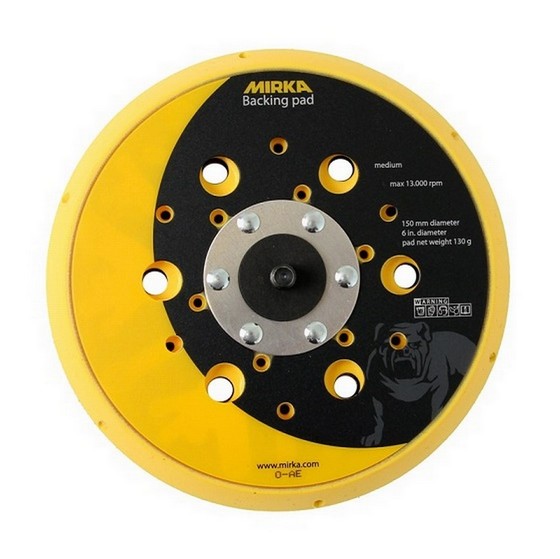 Mirka Deros Backing Pad 150mm - Anglia Tool Centre