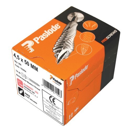 Paslode 153056 4.5x70mm Screws (box Of 200) - Anglia Tool Centre