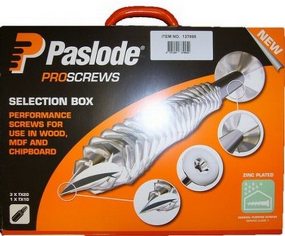 Paslode Pro-screws Metal Selection Case (137995) - Anglia Tool Centre
