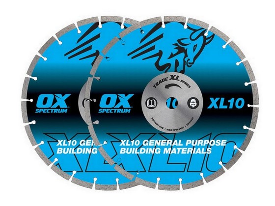 Spectrum Trade Xl-10 Diamond Blade Twin Pack 300mm - Anglia Tool Centre