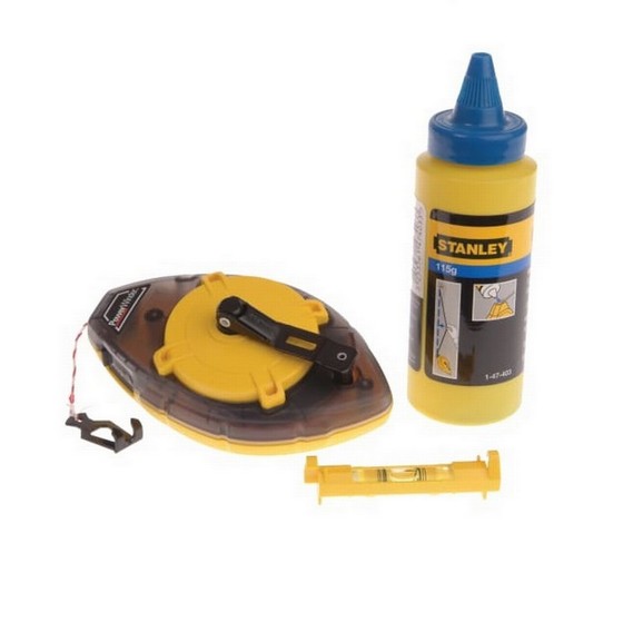 Stanley Sta047465 Power Winder Chalk Line Set - Anglia Tool Centre
