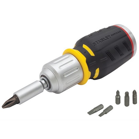 Stanley Sta062688 Stubby Ratchet Screwdriver - Anglia Tool Centre