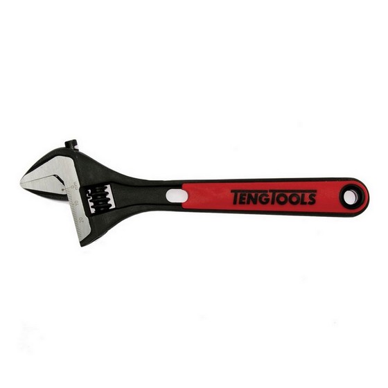 Teng 4003iq Adjustable Wrench Tpr Grip 8 Inch - Anglia Tool Centre