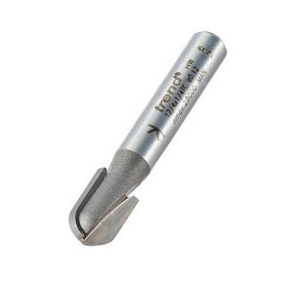 Trend 12/4x1/4tc Radius Cutter 4mm Radius - Anglia Tool Centre