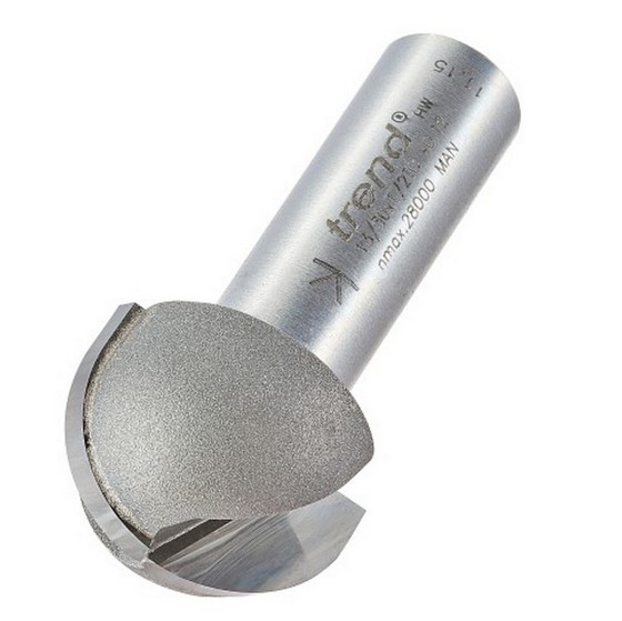Trend 13/30x1/2tc Radius Cutter 12.7mm Radius - Anglia Tool Centre