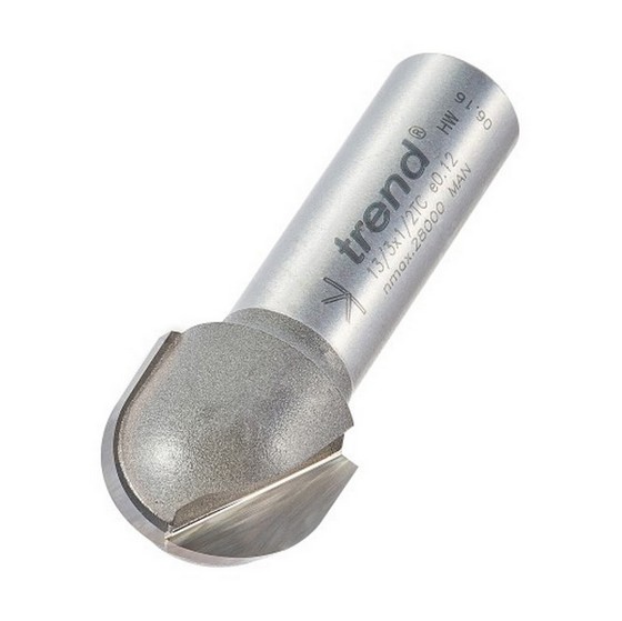 Trend 13/3x1/2tc Radius Cutter 10mm Radius - Anglia Tool Centre
