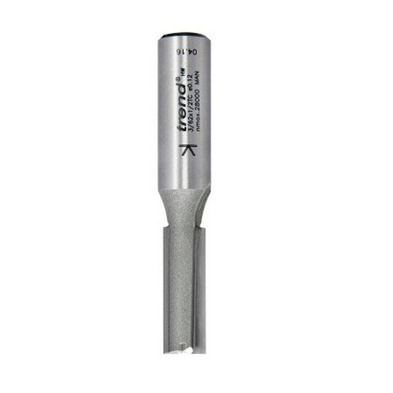 Trend 3/62x1/2tc Two Flute Cutter 10mm Diameter - Anglia Tool Centre