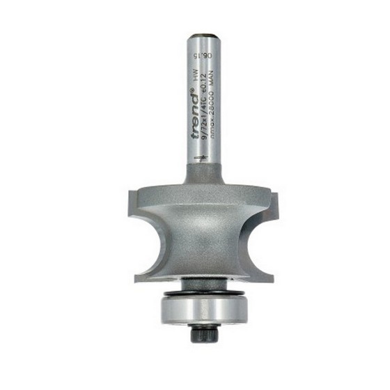 Trend 9/72x1/4tc Bearing Guided Corner Bead Cutter - Anglia Tool Centre