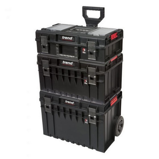 Trend Ms/p/set3c Pro Modular Storage 3 Piece Cart Set - Anglia Tool Centre
