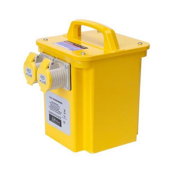 William Faithfull Fpptran33a Dual Socket Transformer 3.3kva 16 Amp ...